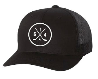 614 Hockey Black Hat